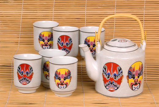 Peking Opera Teapot Set | Home Décor | Mugs & Teapots