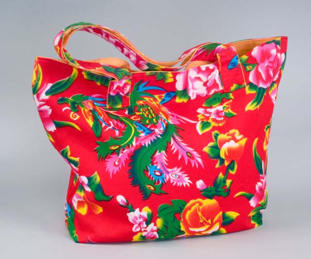 Large Flower Tote | Chinese Accessories | Women | Bags