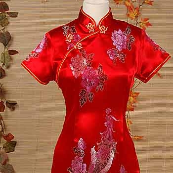 Phoenix Mandarin Dress | Chinese Apparel | Women | Women's Dresses