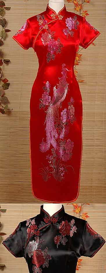 Phoenix Mandarin Dress | Chinese Apparel | Women | Women's Dresses