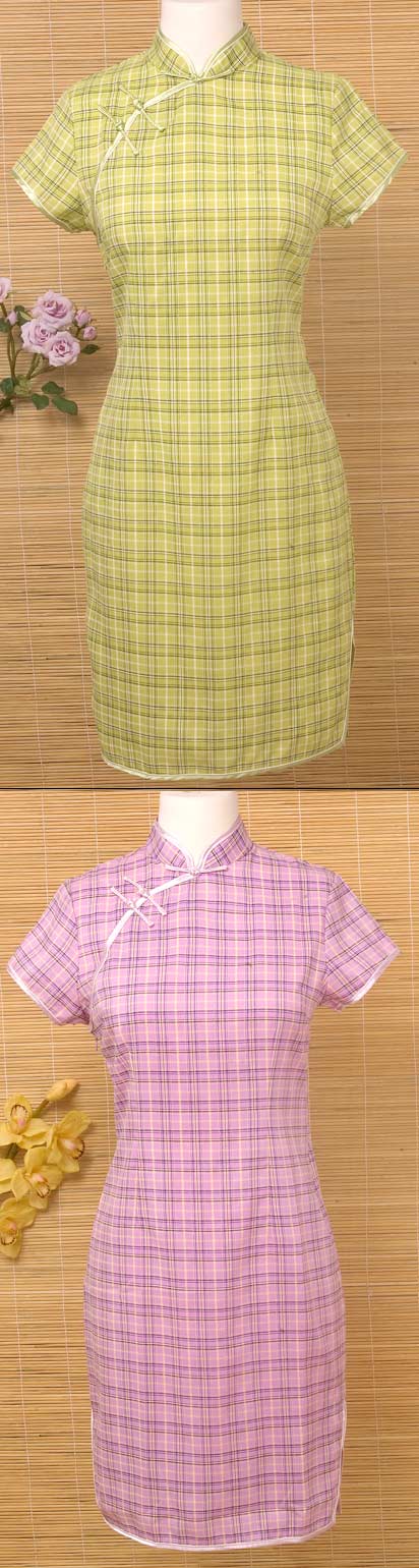 Cotton Mandarin Dress | Chinese Apparel | Women | Women's Dresses